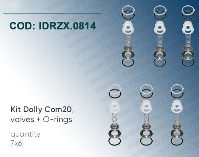 Kit Dolly Com20 (Cod. 5025.0020) IDROBASE (ZX.0814) valvole + O-ring ...