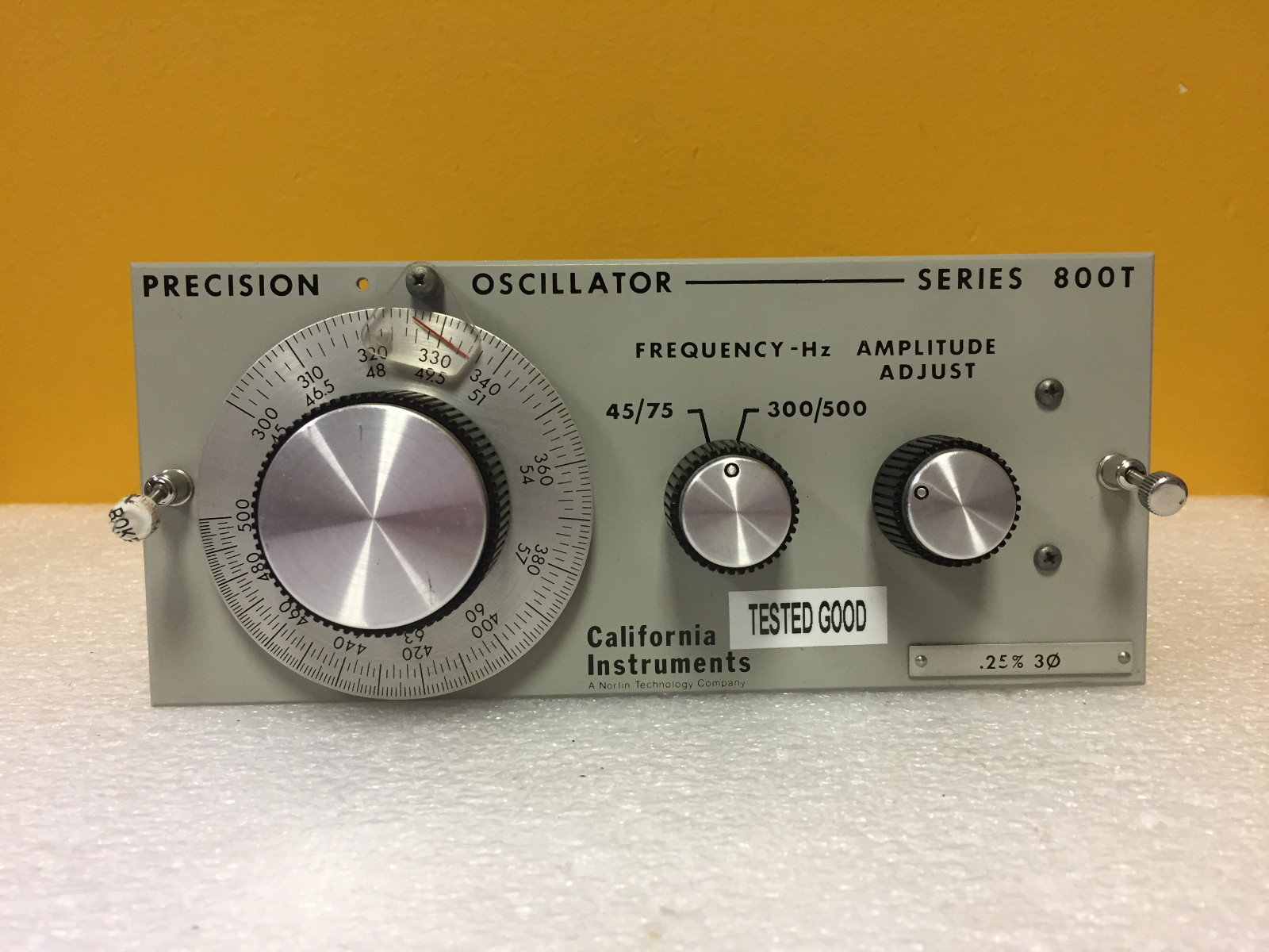 California Instruments 800T-45 / 500-3 Precision Oscillator Plug-In ...
