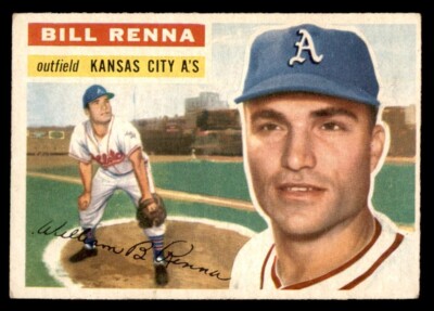 1956 Topps Baseball #82 Bill Renna EX/MT *h3 | eBay