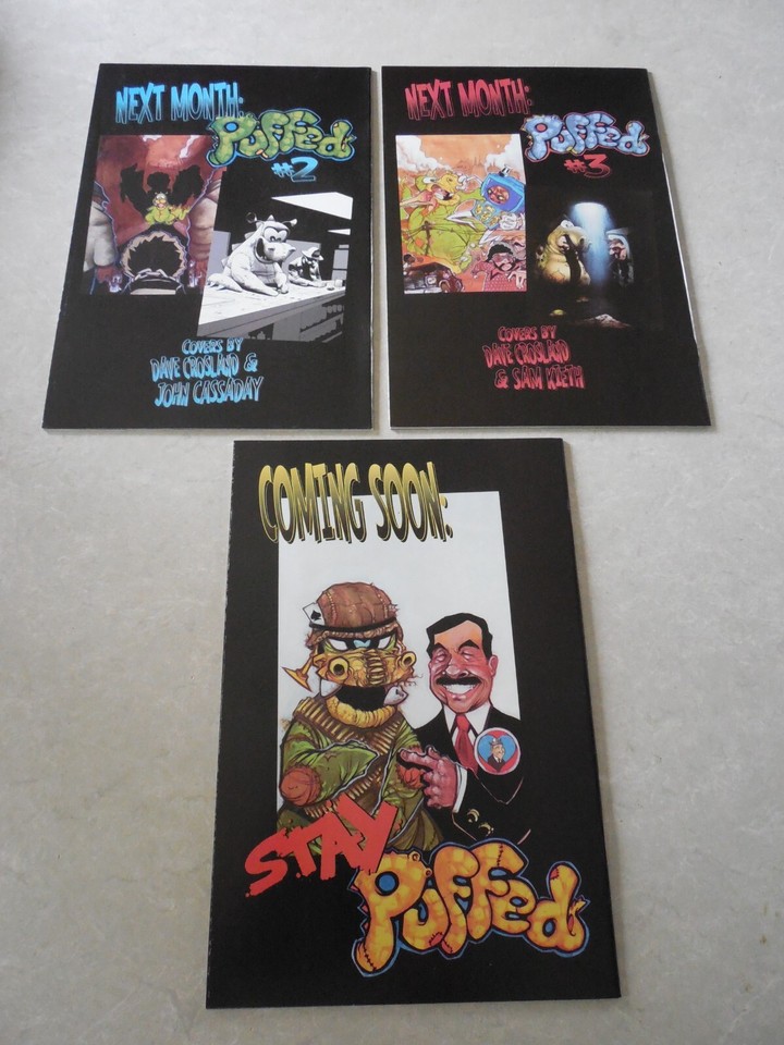 PUFFED #1-3, IMAGE COMICS, 2003, 1ST PRINT, ALL UNREAD 9.4 NM OR BETTER ...