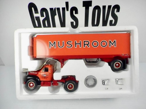 First Gear 1960 Mack Model B-61 Mushroom Transport Tractor Trailer 1/34 ...