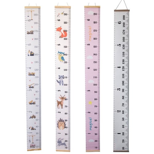 Educational For Children's Height Ruler for Nursery Bedroom and School ...