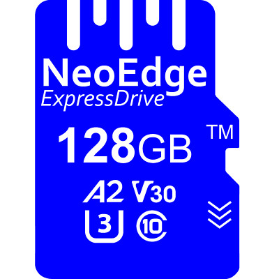Australian NeoEdge Micro SD memory card 128GB 8K A2, U3, V30, UHS-I ...