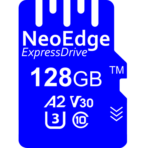 Australian NeoEdge Micro SD memory card 128GB 8K A2, U3, V30, UHS-I ...