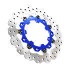 Blue 7 Holes Floating Front Brake Rotor for Harley 09-23 Touring ...