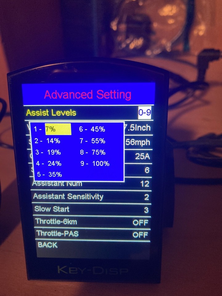 Key-Disp KD986 Color Display for Himiway, KBO, Yamee & More Bluetooth ...