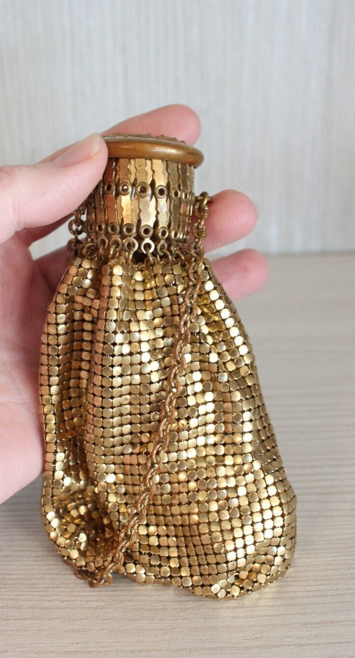 Genuine Whiting and Davis deco metal mesh coin purse … - Gem