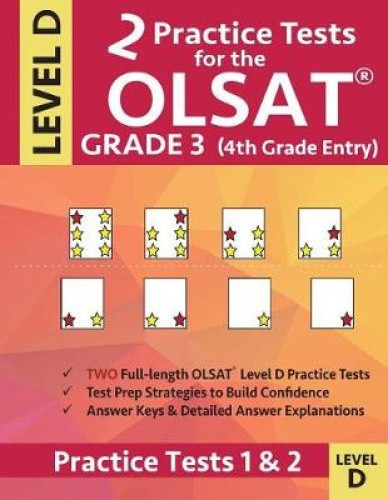 2 Practice Tests for the OLSAT Grade 3 (4th Grade Entry) Level D ...