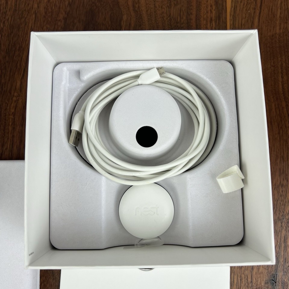 Google Nest Cam Indoor A0005 (1st Gen) – 1080p Wired Camera - Black | eBay