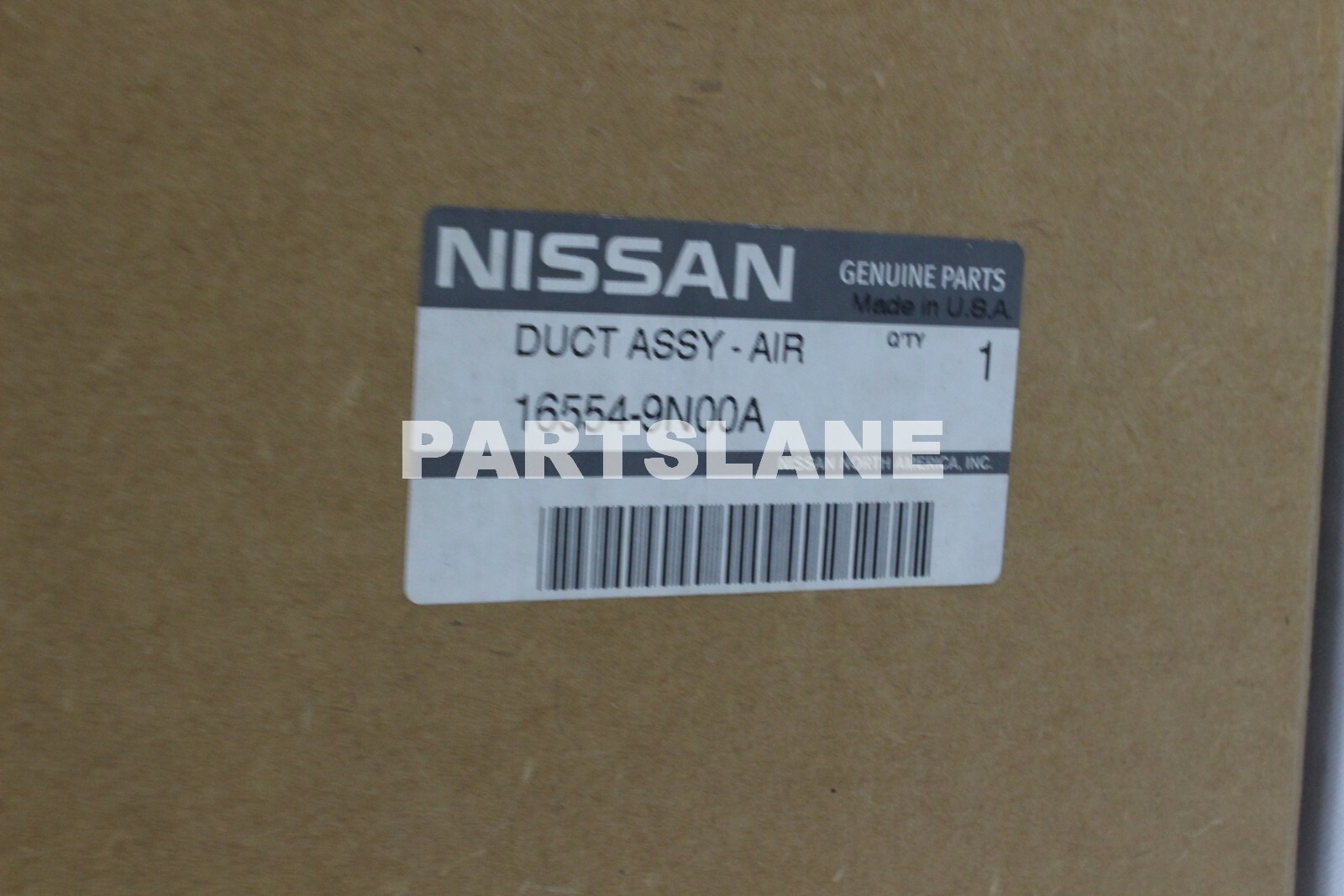 16554-9N00A Nissan OEM Genuine DUCT-AIR | 165549N00A | Genuine OEM ...