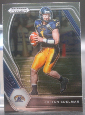 Julian Edelman (Kent State Golden Flashes) - 2021 Panini Prizm Draft ...