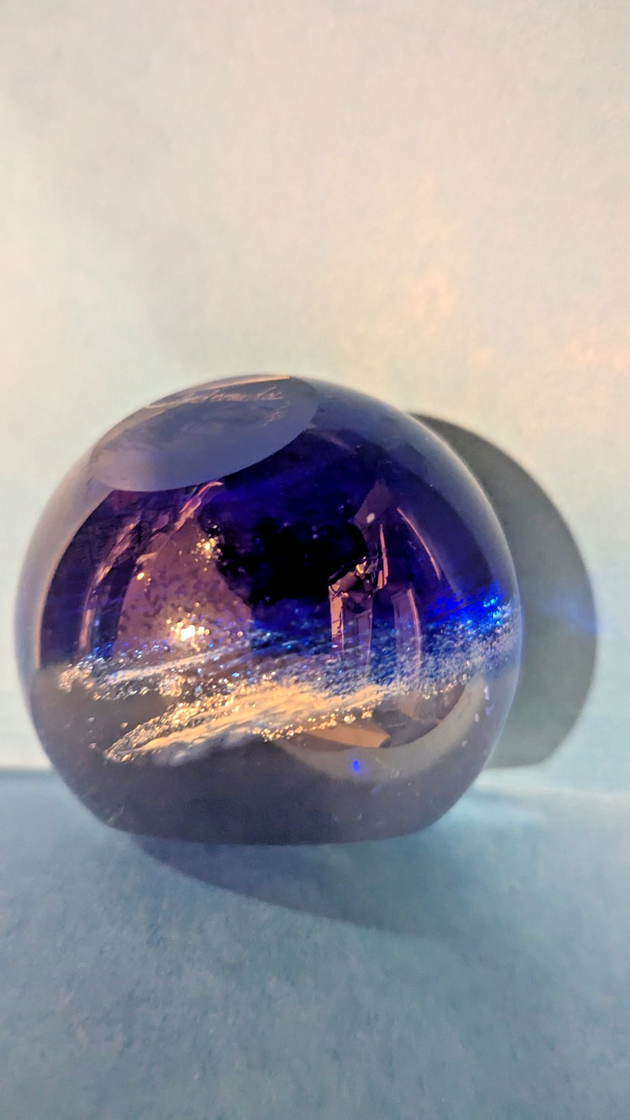 GLASS EYE STUDIO "ANDROMEDA GALAXY" PAPERWEIGHT: Celestial Series GES ...
