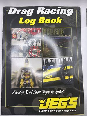 Jegs Drag Racing Log Book | eBay