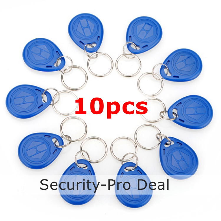 10PCS 125KHz EM RFID Card Keyfobs EM4100 Proximity ID Card Key fobs for ...