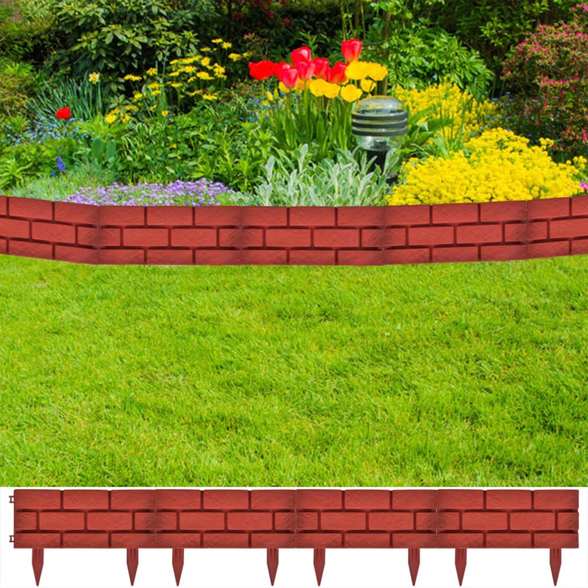 Red Brick Border Design Frame Made Of Red Bricks Stock Image. Image Of
