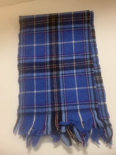 Scarf James Pringle Weavers 100% Wool Scotland Plaid Fringe ...