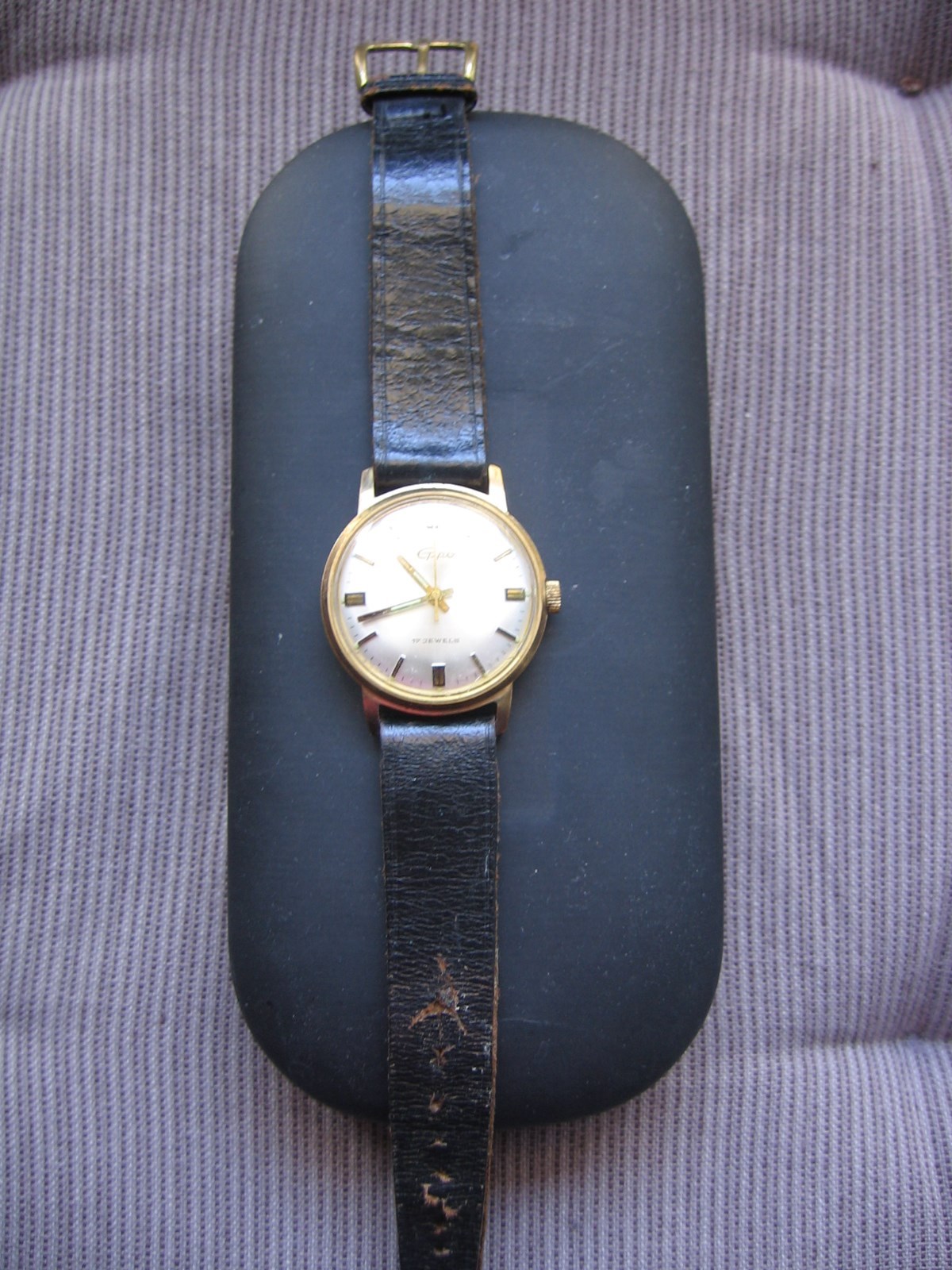 Antique Vintage SWISS Watch EPPO 17 Jewels Gold Plated Wrist ORIGINAL ...