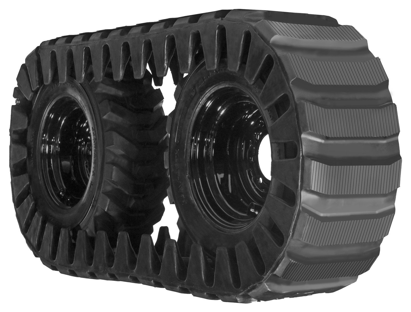 Fits Bobcat S185 - (1-Track) Over Tire Track for 10-16.5 Skid Steer ...