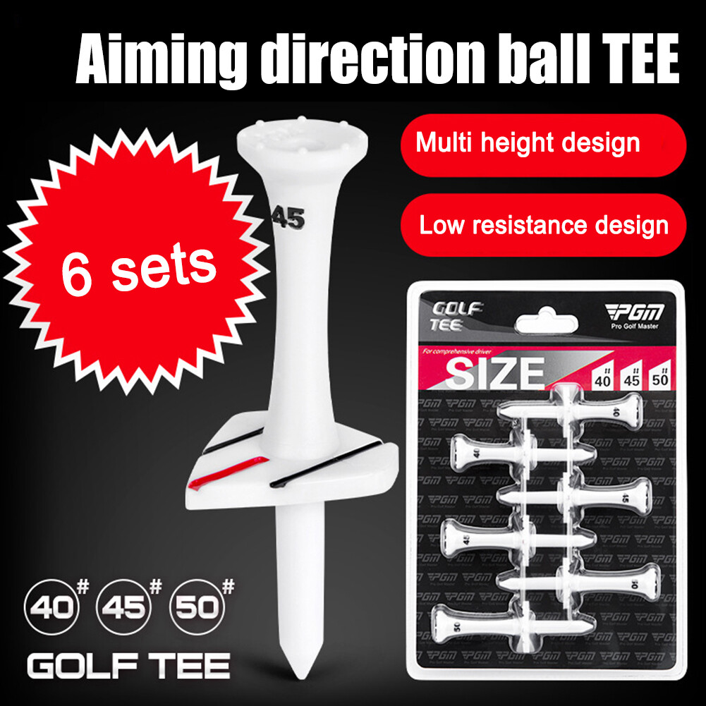 6pcs Golf Spikes Portable TPU Aiming Limit Golf Tee for Golfer Practice ...