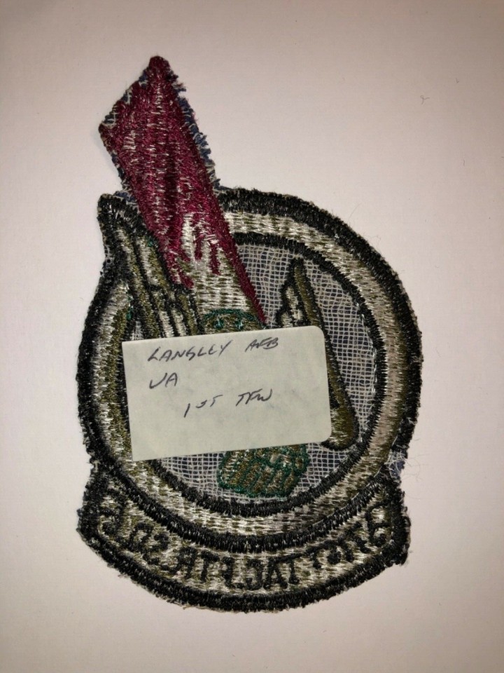 Post Vietnam War USAF US Air Force 71st Tactical Fighter Squadron Patch ...
