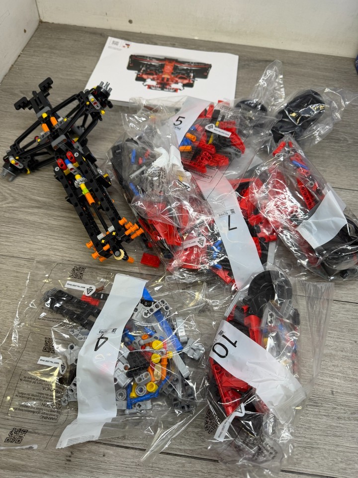 LEGO TECHNIC 42207 Ferrari SF-24 F1 Car DAMAGED BOX & MAYBE MISSING ...