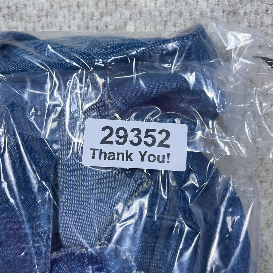 Vintage Wrangler Shirt Men M 15.5 33 Blue Denim Pearl Snap Western Long ...