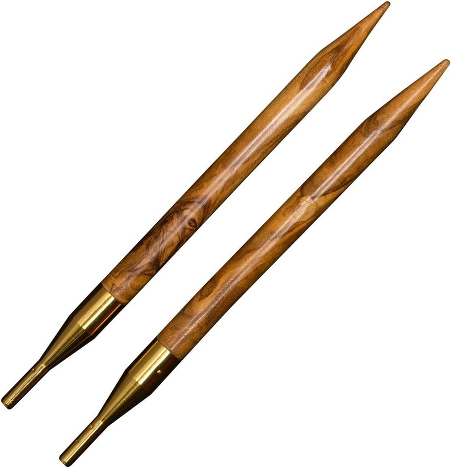 addi Click Nature Olive Wood Gold Edition - Interchangeable Needle Set ...