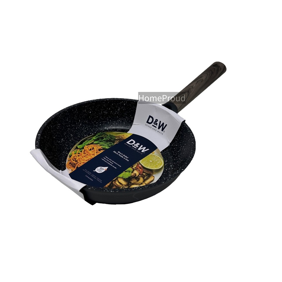 D&W Frying Pan Nonstick Skillet 8 inch Deane&White Premium Cookware ...