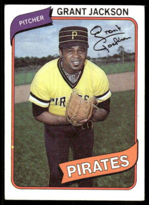 1980 Topps Grant Jackson #426 Pittsburgh Pirates Baseball Card | eBay