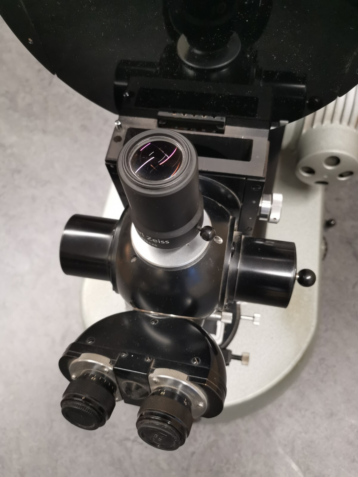 Zeiss Ultraphot 2 Mikroskop mit viel Zubehör (ähnlich Zeiss Universal ...