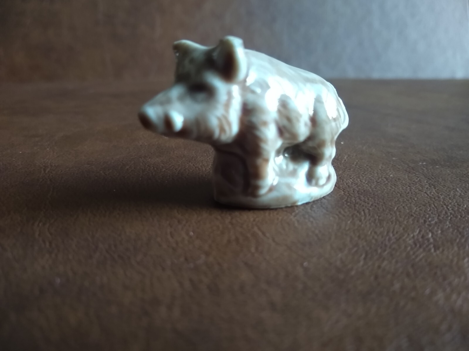 Wade Miniature Porcelain Figure Whimsies Pig Boar Figurine | eBay