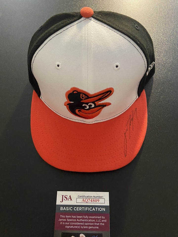 Jackson Holliday Signed Baltimore Orioles Baseball Hat Autograph Invest ...