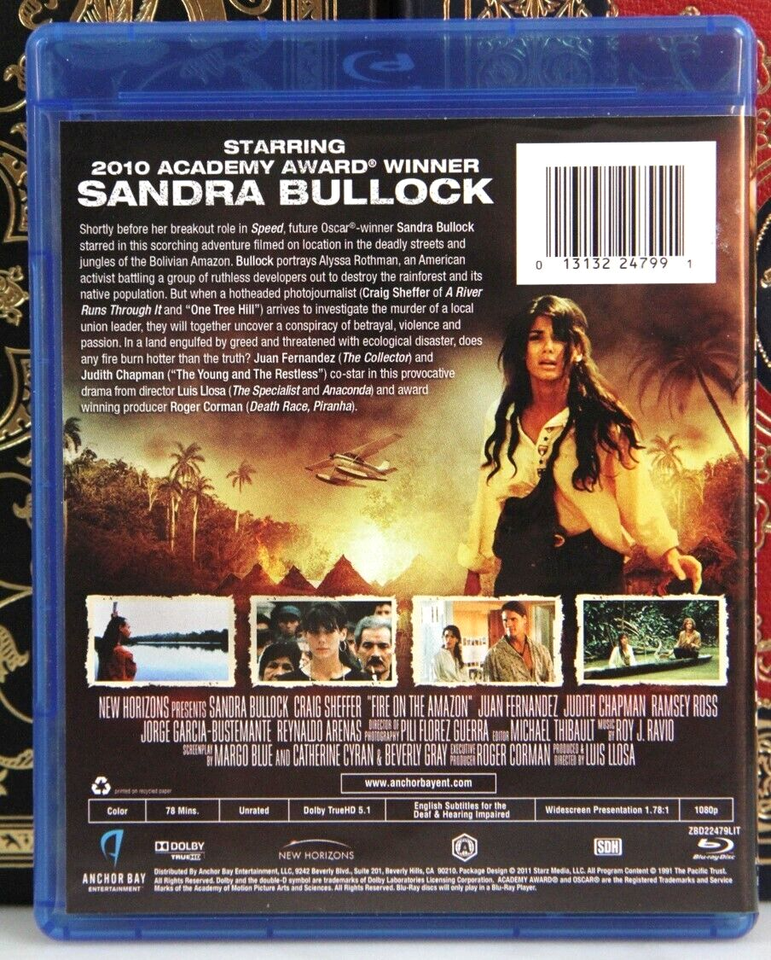 FIRE ON THE AMAZON UNRATED Sandra Bullock -- BLU-RAY -- I SHIP BOXED 13132247991 | eBay