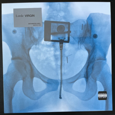 LORDE VIRGIN BATHWATER CLEAR VINYL LP LIMITED EDITION W/ BOOKLET NEW ...