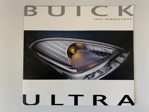2004 Buick Rendezvous Ultra Original Car Sales Brochure Catalog | eBay