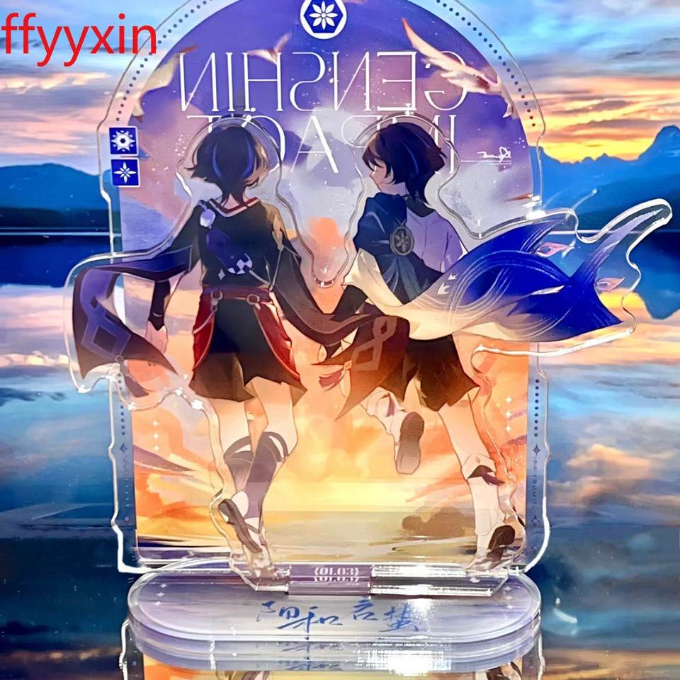 Wanderer Genshin Impact Figures Model Acrylic Stand Desktop ornament ...