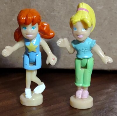 Vintage Polly Pockets 2002 Polly & Lea Doll for POLLYWORLD CAROUSEL ...