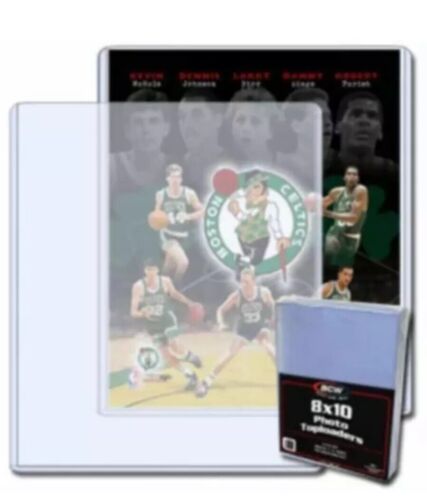 New 5 10 20 BCW 8 x 10 Hard Plastic Rigid Topload Photo Holders 8x10 ...