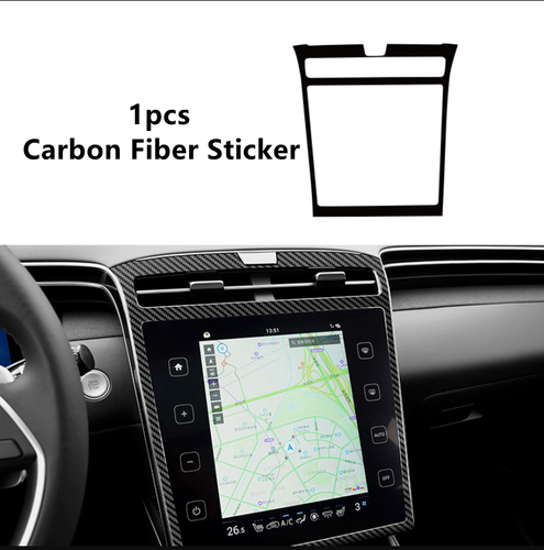Carbon Fiber Sticker Interior Kit Cover trim For Hyundai Tucson 2022 ...