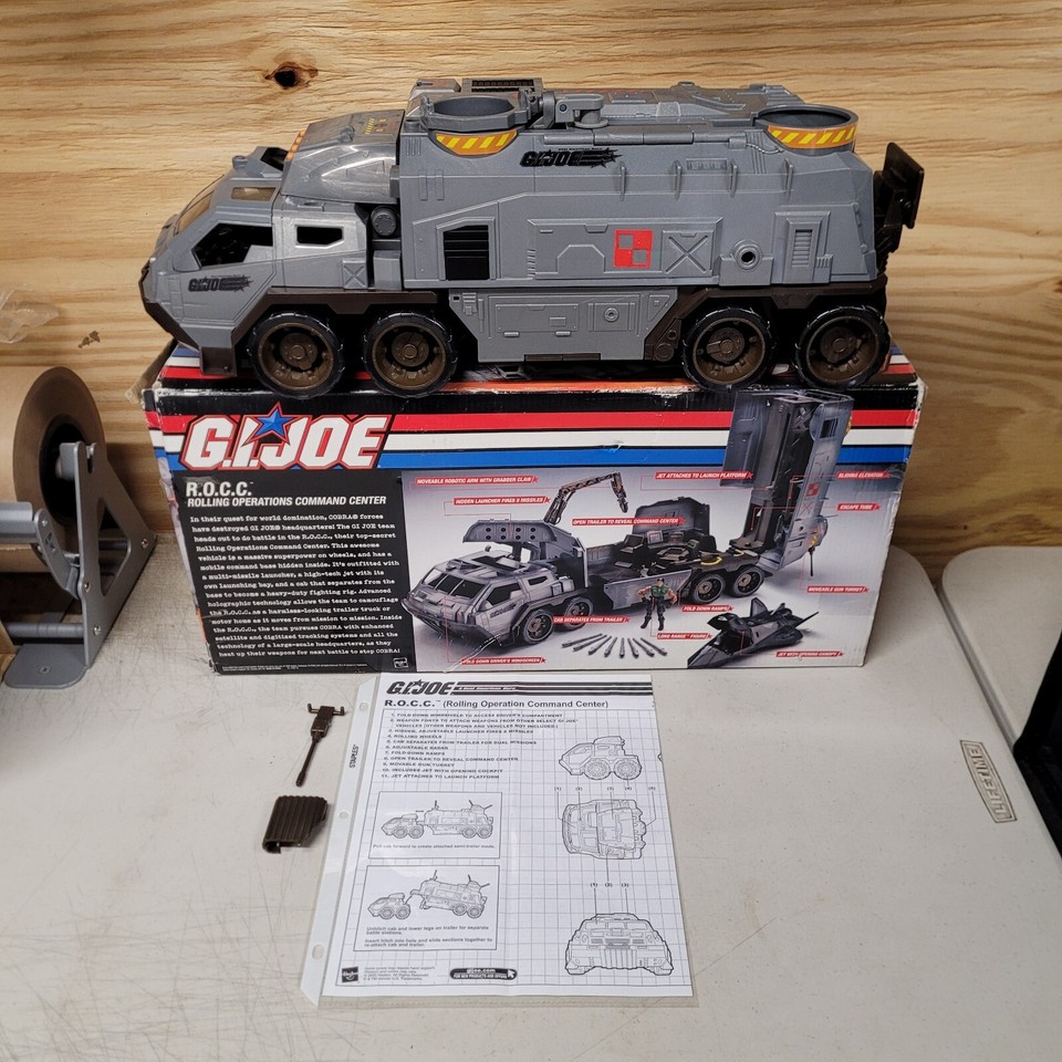 R.O.C.C. Rolling Operations Command Center G.I. JOE COBRA some dmg see ...