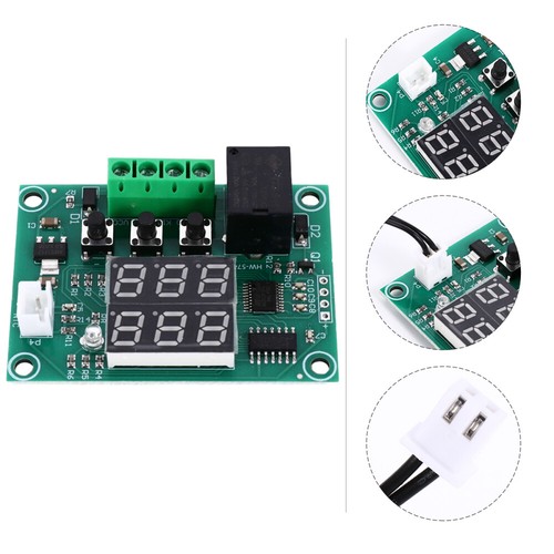 Digital Thermostat Module 12V Temp Controller Board with Sensor | eBay
