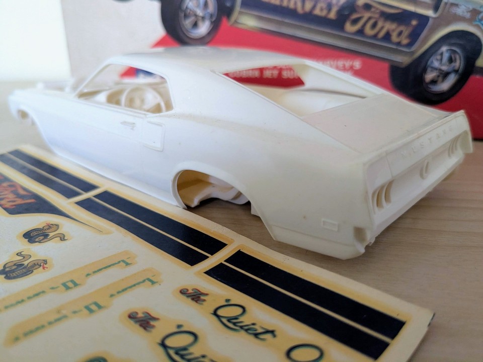 L@@K! **SUPER-RARE *ORIGINAL VINTAGE MPC 1969 MUSTANG FUNNY CAR KIT ...