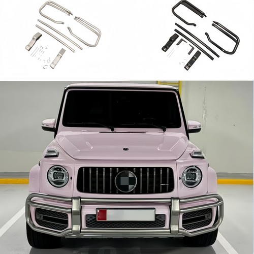 Fits Benz G Class W464 W463A G63 AMG Steel Front Bumper Protector Bull ...