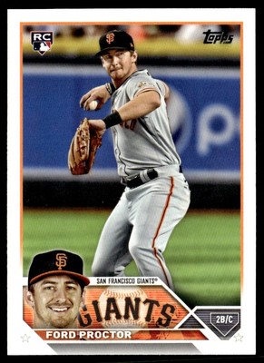 2023 Topps Ford Proctor Rookie San Francisco Giants #472 | eBay Australia
