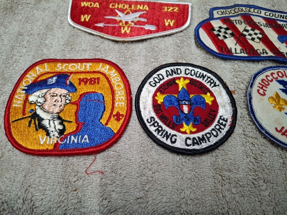 vintage boy scout patches lot 1970s, 1980s, EE30, Old Set , Patches ...