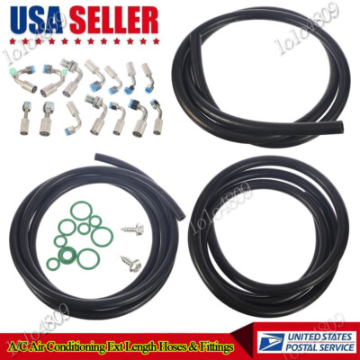 A/C Hose &Fitting Kit Complete Set for Custom Air Conditioning Lines ...