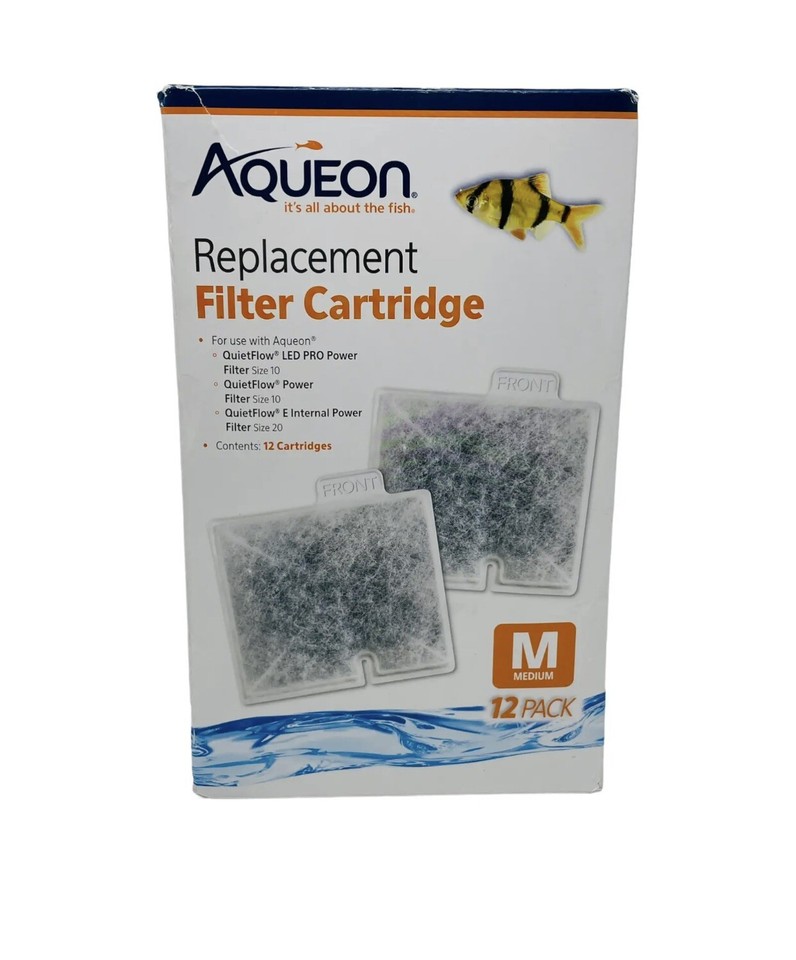 12 Pack Aqueon QuietFlow Aquarium Fish Tank Replacement Filter ...