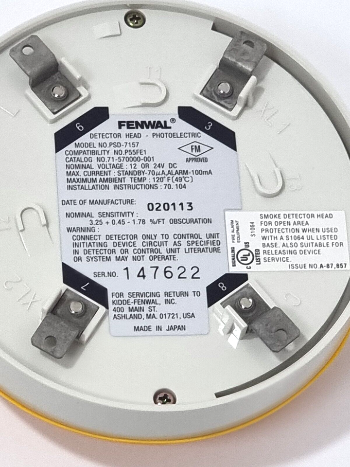 FENWAL PSD-7157 Smoke Detector | eBay