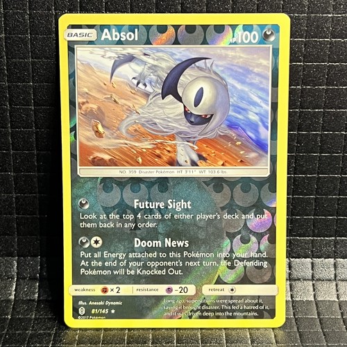 Absol #81/145 Guardians Rising Reverse Holo Rare Pokemon Card | eBay