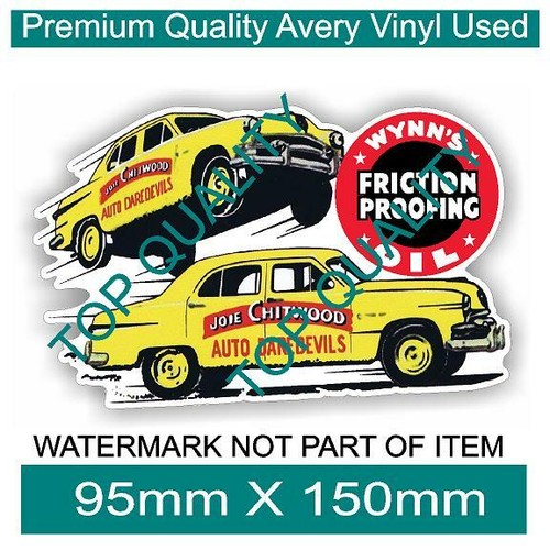 VINTAGE WYNN'S OIL WYNNS Decal Sticker Vintage Americana Hot Rod Rat ...